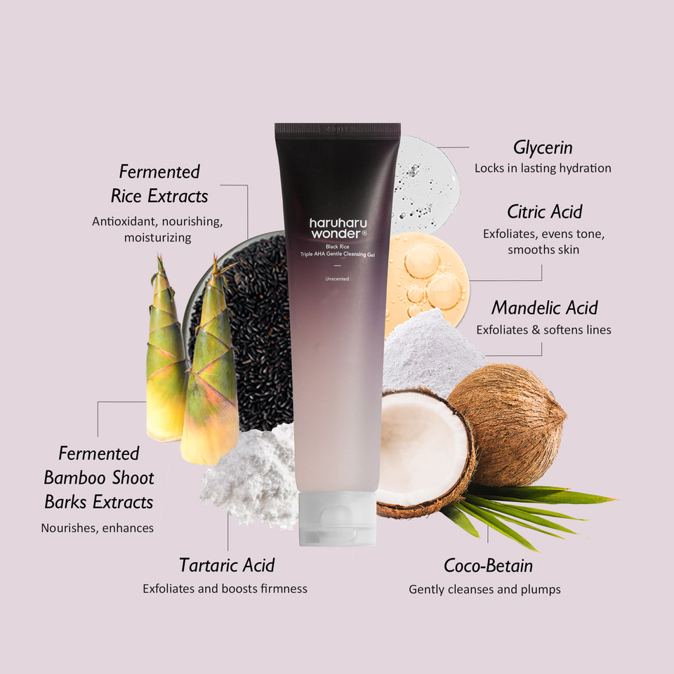 Triple AHA Gentle Cleansing Gel / Unscented – haruharu wonder